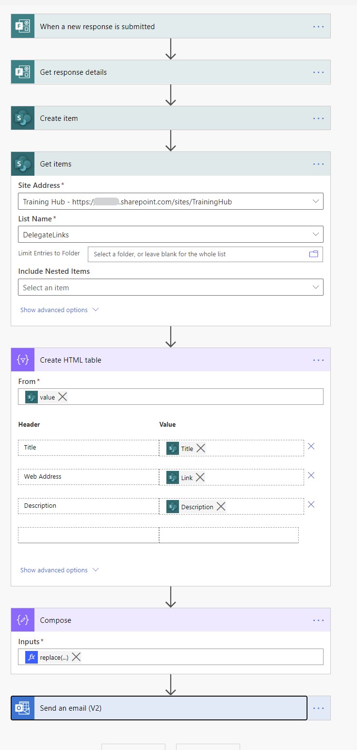 Training Feedback Personalised with Forms and Power Automate – Sara ...