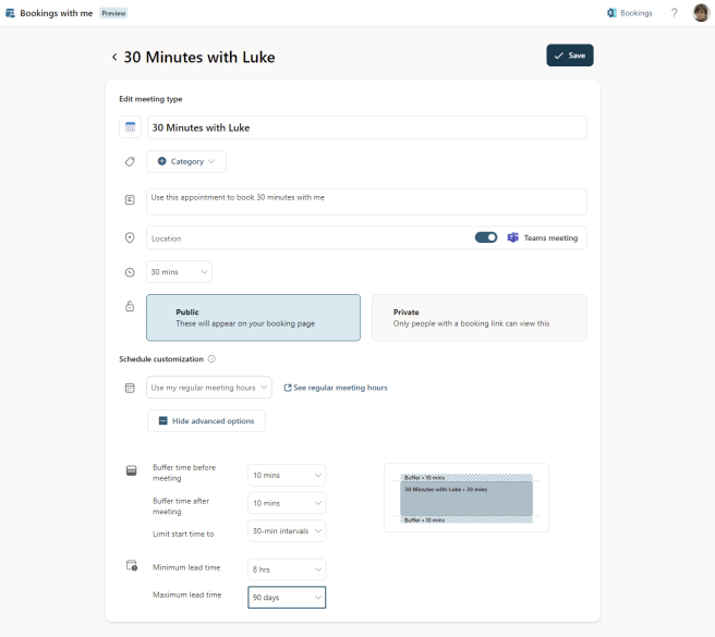 Getting Started with Personal Bookings – Sara Fennah's Blog